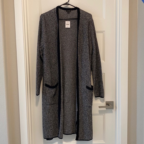 J. Jill | Sweaters | J Jill Wearever Collection Long Textured Black ...